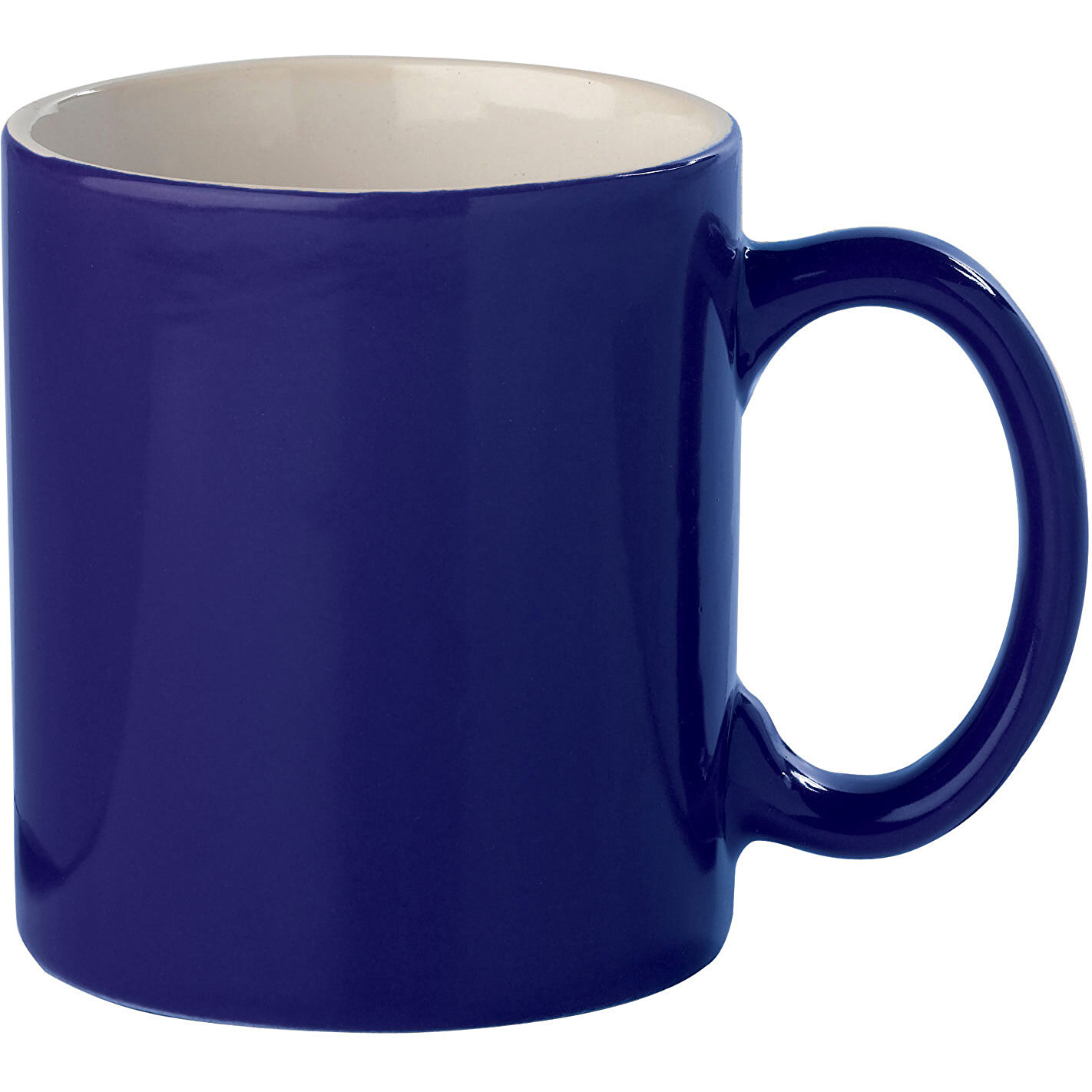 Tasse Oslo 300ml 300 Ml Dunkelblau Steingut 410g Als Werbemittel