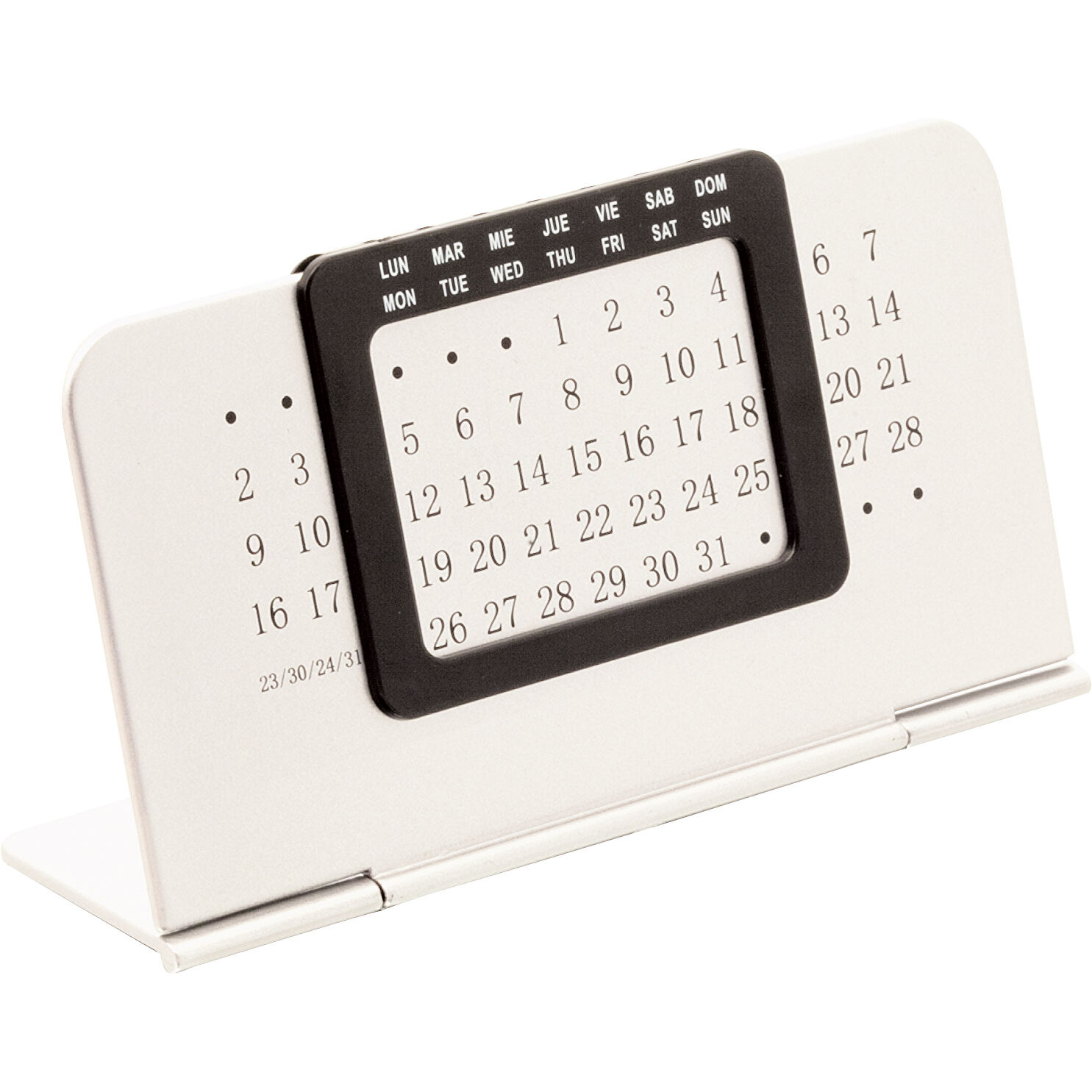 Ewiger Kalender LIDER (schwarz, ABS, 40g) als Werbemittel Auf GIFFITS ...