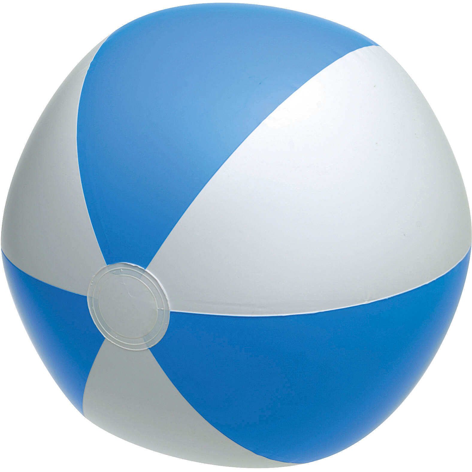 Aufblasbarer Strandball ATLANTIC (blau, weiss, 0,17 mm PVC, frei von ...