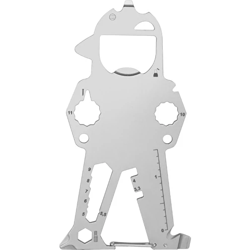 RICHARTZ ® KEY TOOL bob xxl (silber, rostfreier Edelstahl, 73g) als ...